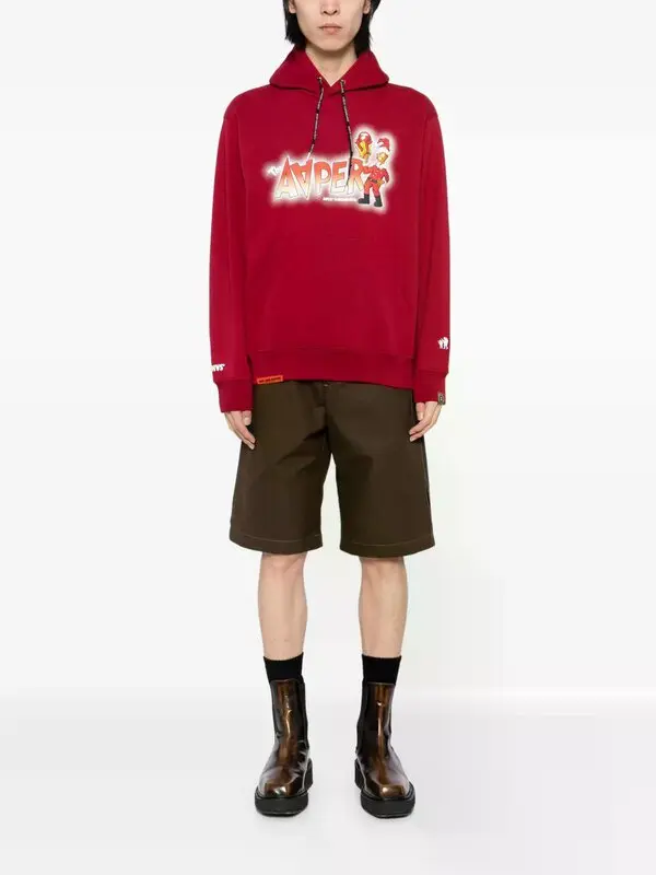 AAPE BY *A BATHING APE Graphic Print Hoodie