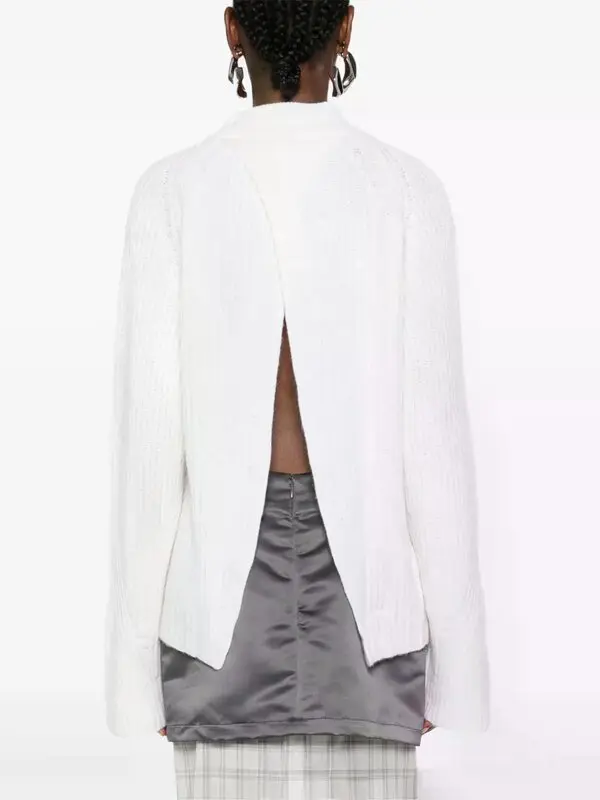 Le Kasha Organic Cashmere Ribbed Knit Sweater