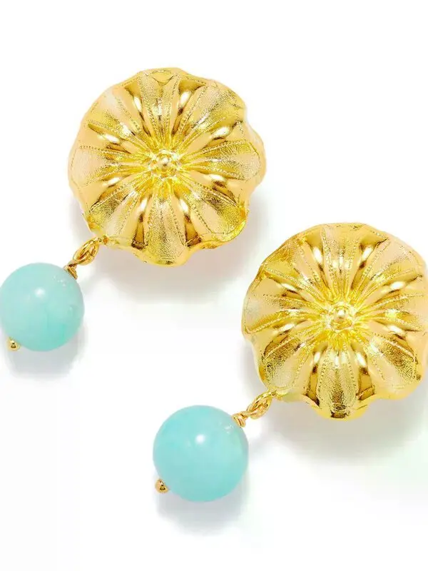 DESTREE Sonia Daisy Earrings - Blue
