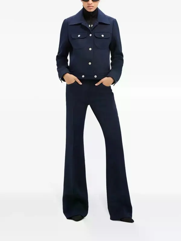 COURREGES 70's Twill Bootcut Trousers