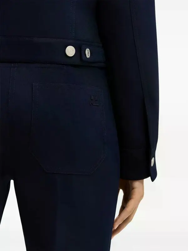 COURREGES 70's Twill Bootcut Trousers