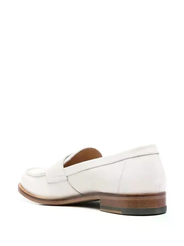 SCAROSSO Harper Leather Penny Loafers