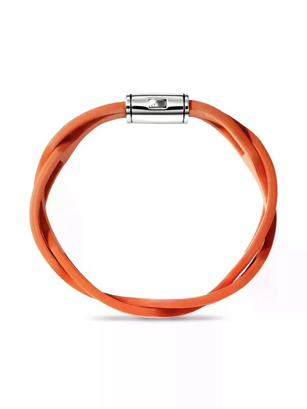 John Hardy Icon 50 Braided Leather Bracelet - Silver
