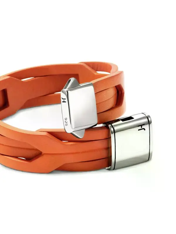 John Hardy Icon 50 Braided Leather Bracelet - Silver
