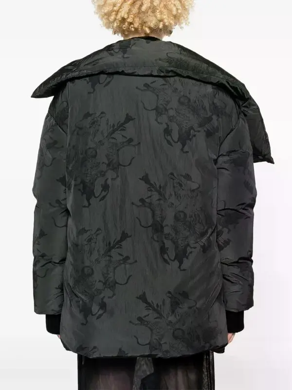 Fabiana Filippi Graphic-print Down Padded Coat