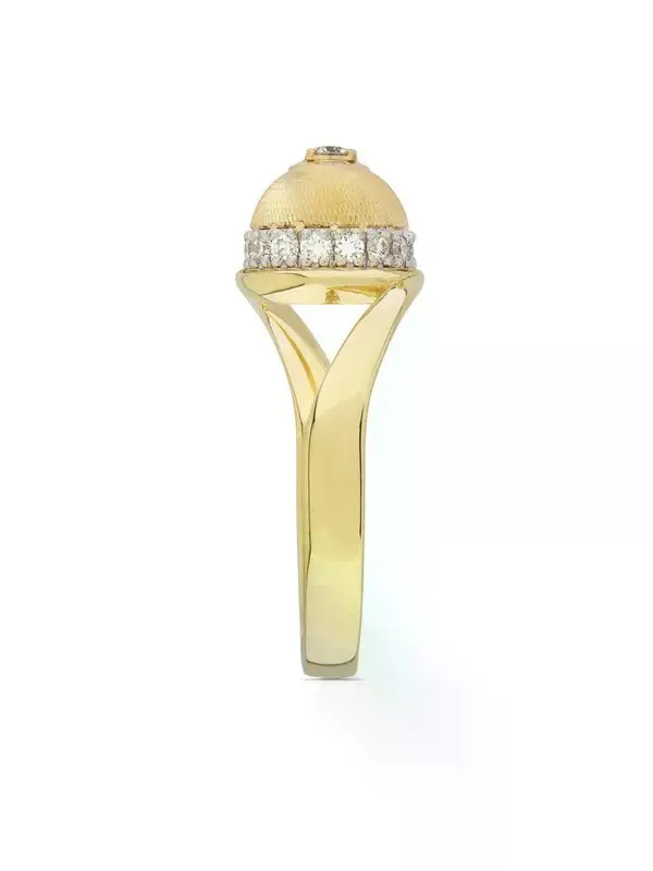 OFFICINA BERNARDI 18kt Yellow Empire Diamond Ring