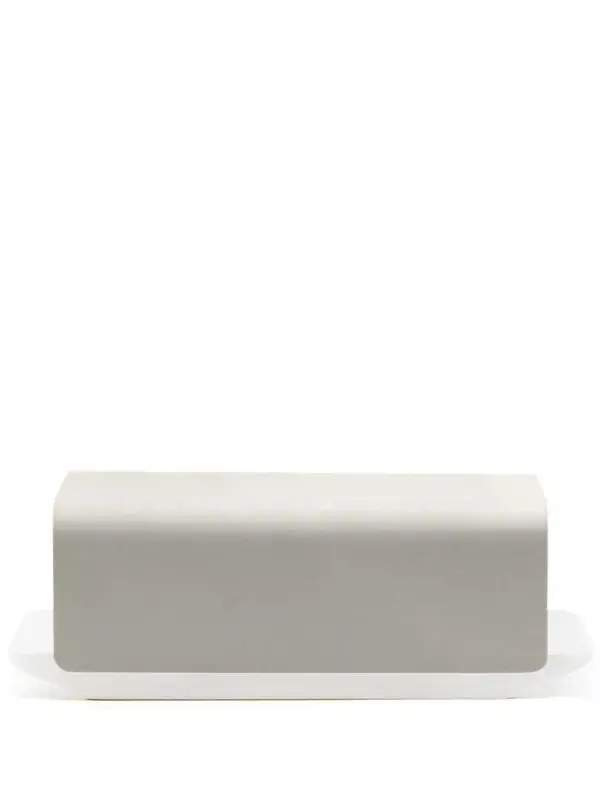 ALESSI Porcelain Butter Dish - Grey