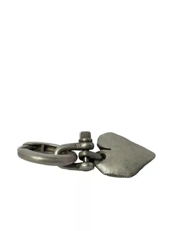 PARTS OF FOUR Solid Heart Sterling Drop Earring