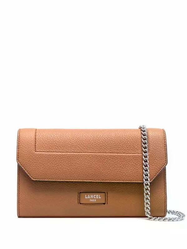 LANCEL Leather Shoulder Bag - Brown
