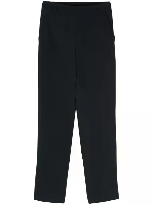 BLANCA VITA Pelargo Slim-cut Tailored Trousers - Blue