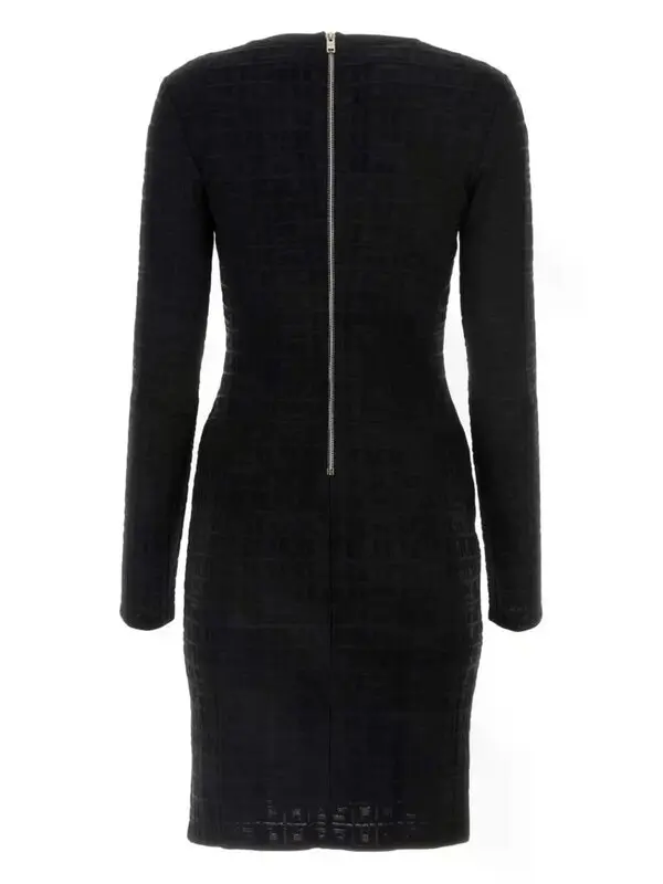 Givenchy 4g Jacquard Long-sleeved Dress