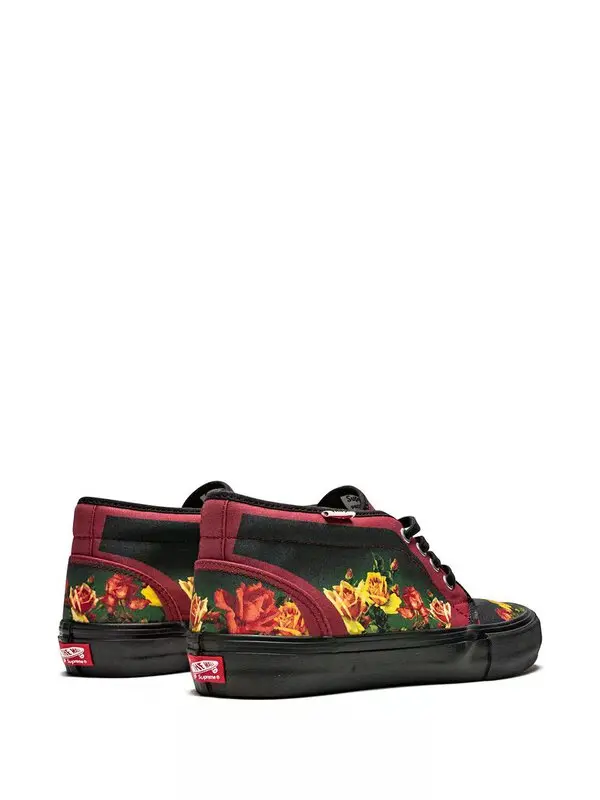 VANS Supreme X Jean Paul Gaultier X Chukka Pro 'burgundy' Sneakers