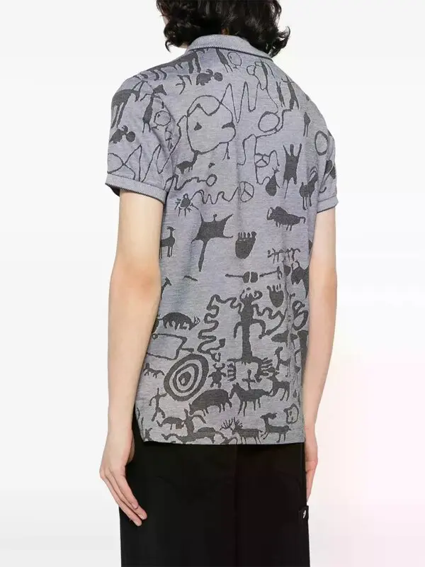 VIVIENNE WESTWOOD Graphic-print Polo Shirt