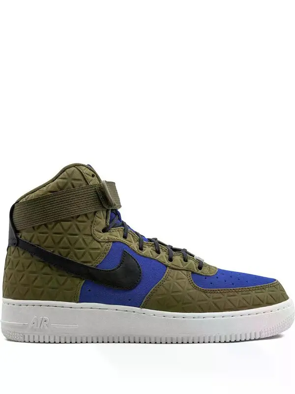 Nike Force 1 Hi Premium Suede High Top Sneakers - Green