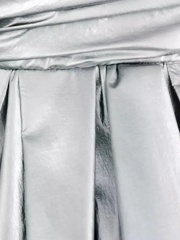 Marc Jacobs Bubble Metallic Off-shoulder Top