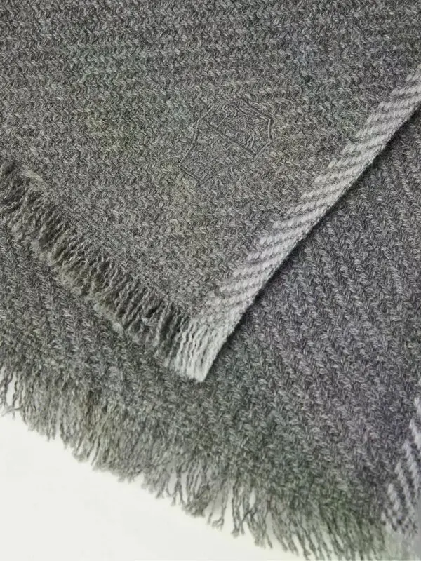 Brunello Cucinelli Cashmere Scarf - Grey