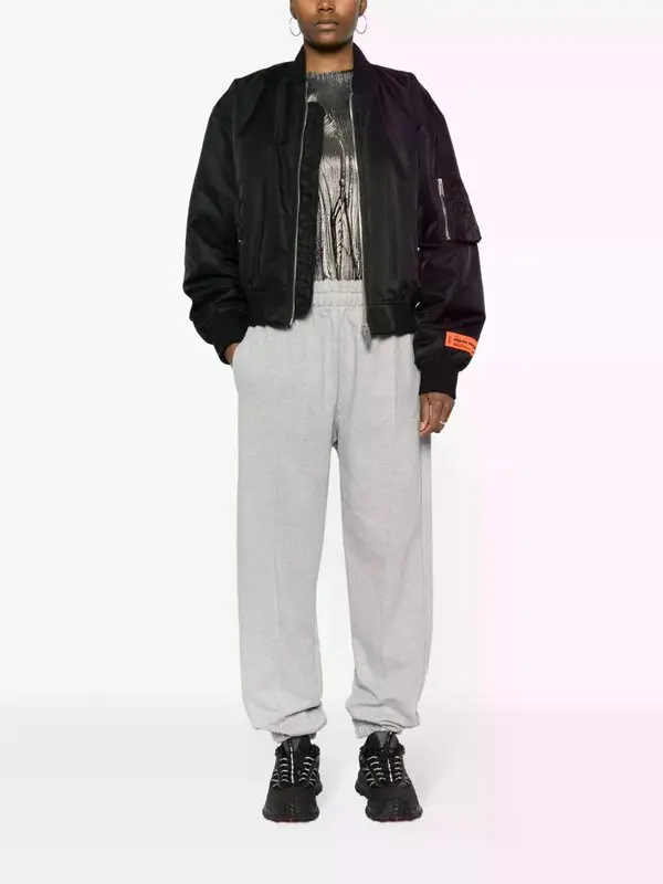 Gcds Embroidered Logo Track Pants - Grey