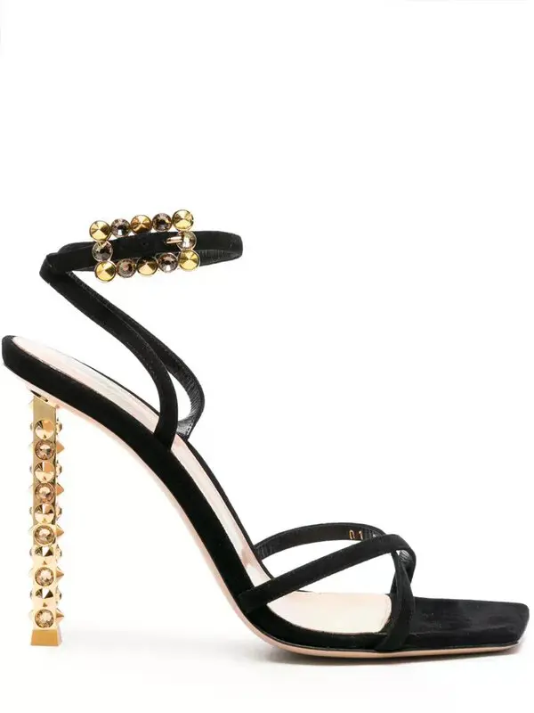 GIANVITO ROSSI Wonder 105mm Suede Sandals