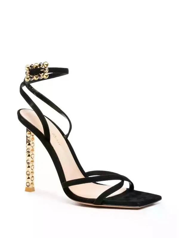 GIANVITO ROSSI Wonder 105mm Suede Sandals