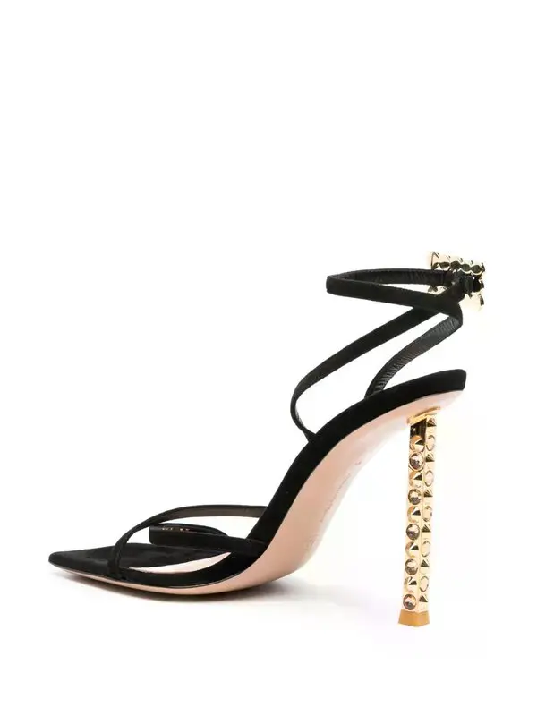 GIANVITO ROSSI Wonder 105mm Suede Sandals
