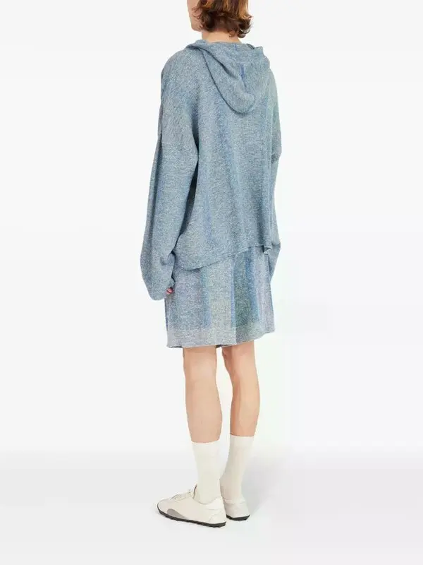 MAISON MARGIELA V-neck Drawstring Hood Sweater