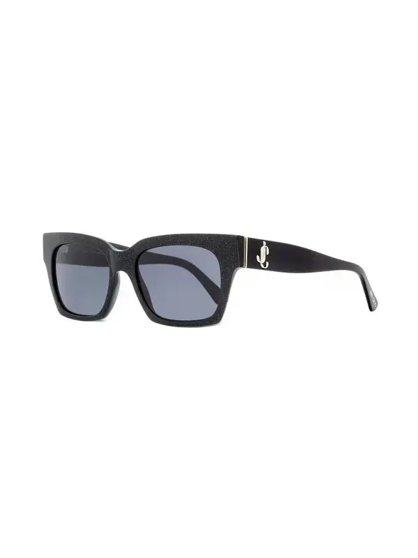 JIMMY CHOO Rectangle Frame Sunglasses - Black