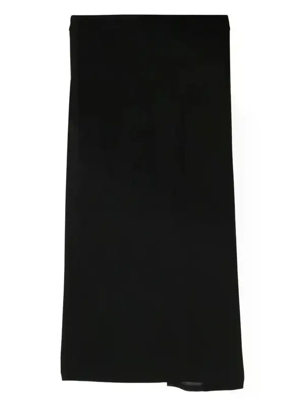 Y’s Pleated Midi Skirt