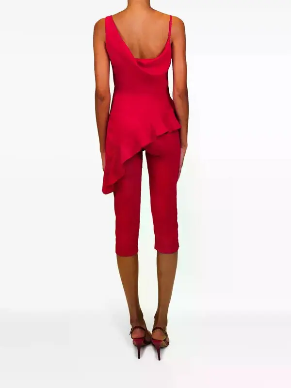 Azeeza Daphne Asymmetric Peplum Top