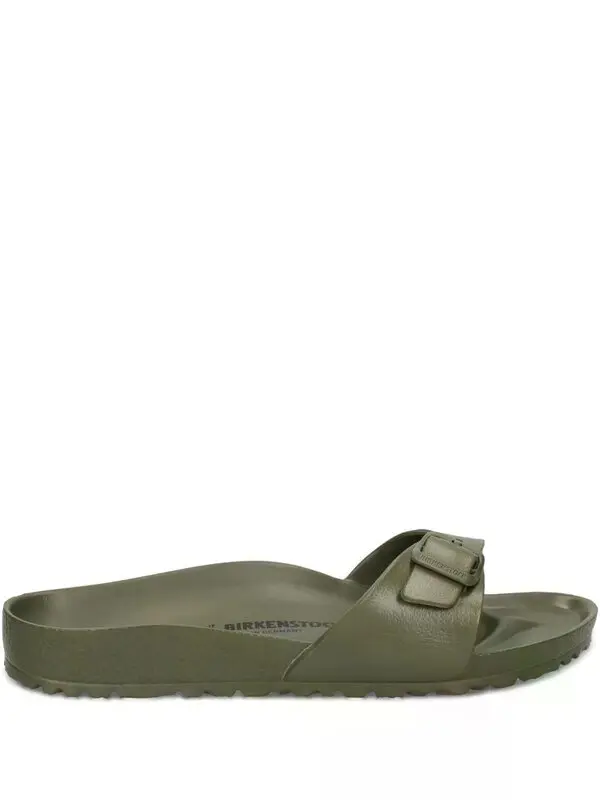 BIRKENSTOCK Madrid Buckled Slide Sandals - Green