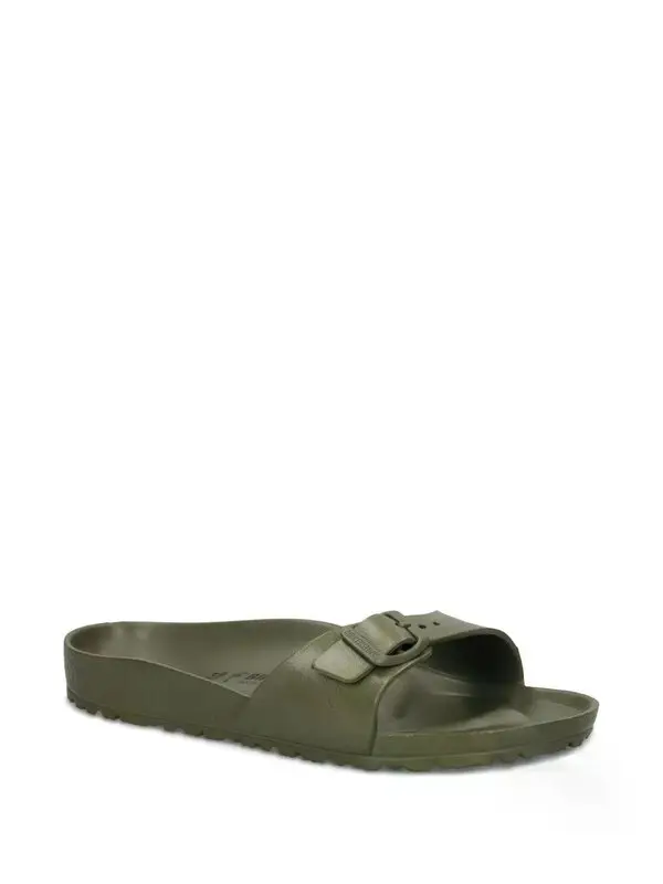 BIRKENSTOCK Madrid Buckled Slide Sandals - Green