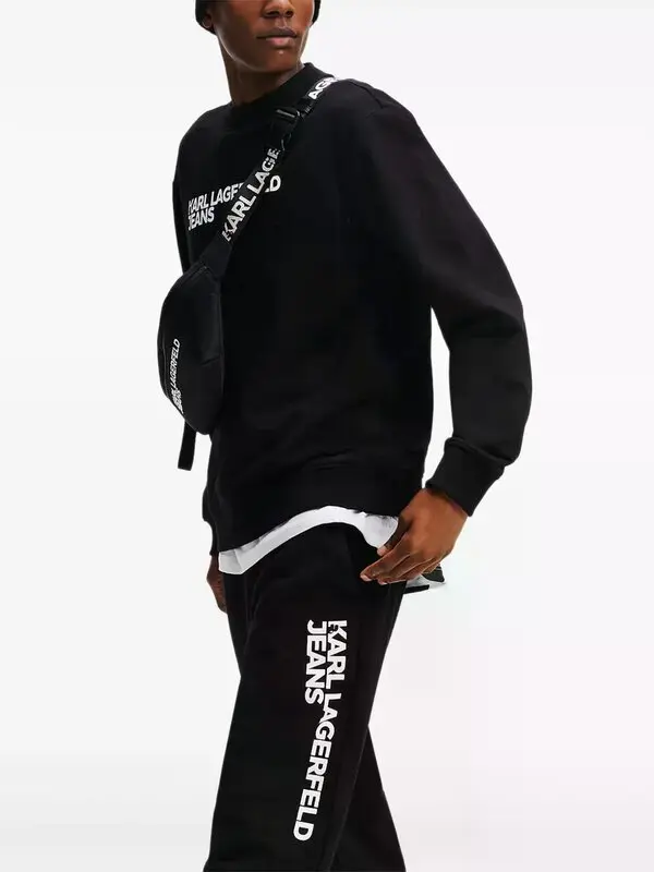 Karl Lagerfeld Essential Logo Sweatshirt - Black