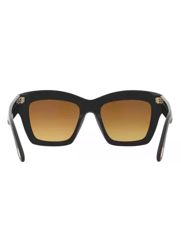 TOM FORD Luna Oversize-frame Sunglasses - Black