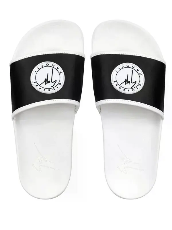 GIUSEPPE ZANOTTI Brett Slides - Black