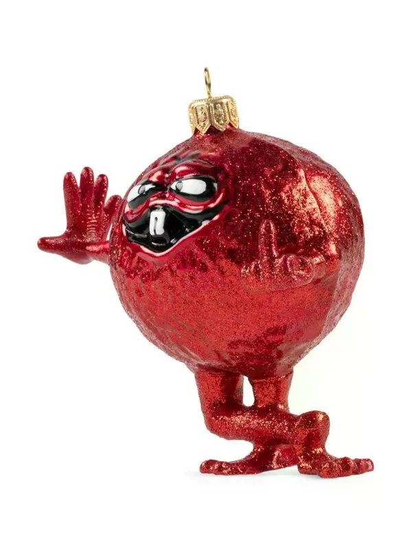 Supreme Camacho Glass Ornament - Red