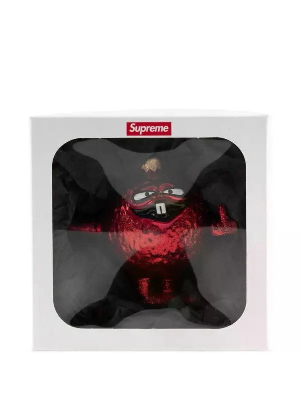 Supreme Camacho Glass Ornament - Red