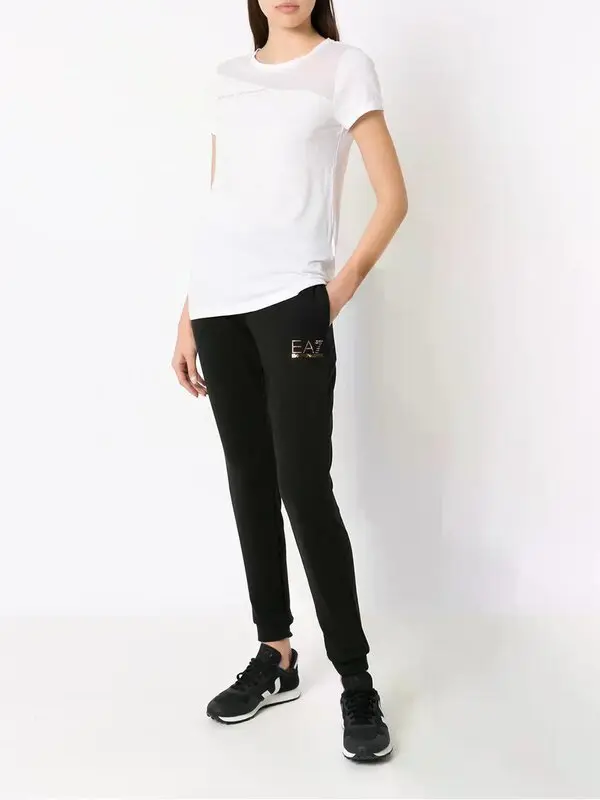 EA7 Studded Logo Track Pants