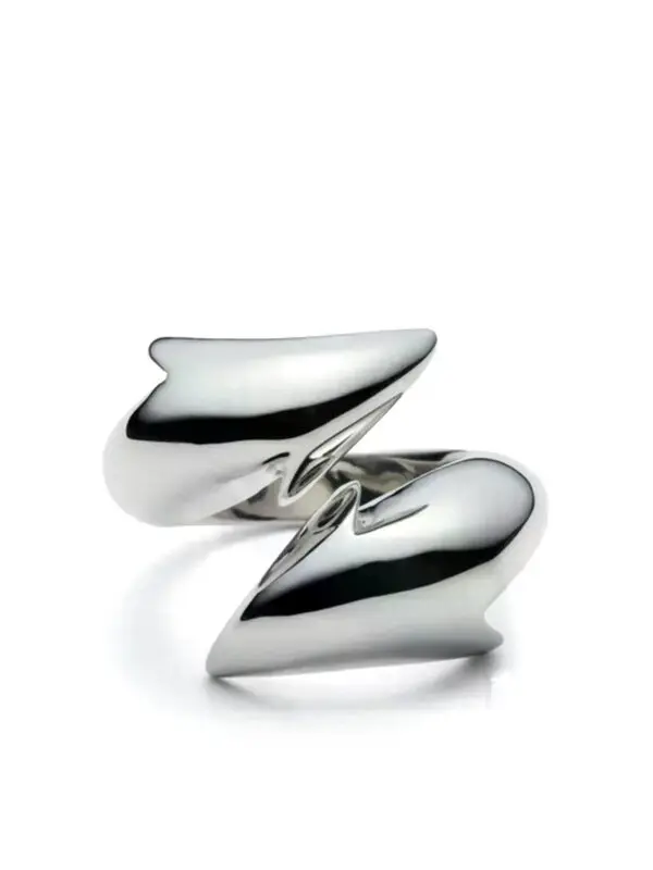 NEIGHBORHOOD Sterling Ring With Engraved Logo