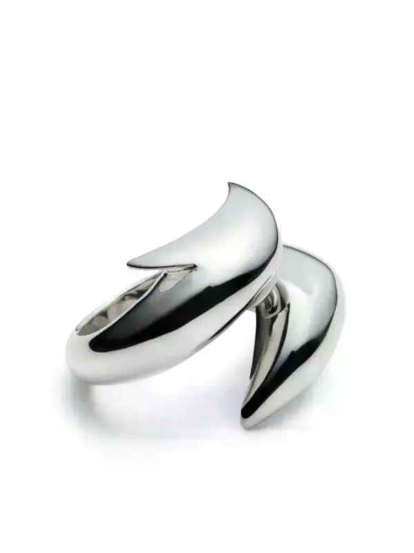 NEIGHBORHOOD Sterling Ring With Engraved Logo