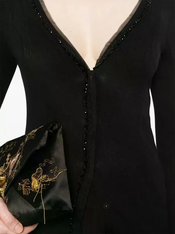 P.a.r.o.s.h Embellished V-neck Cardigan