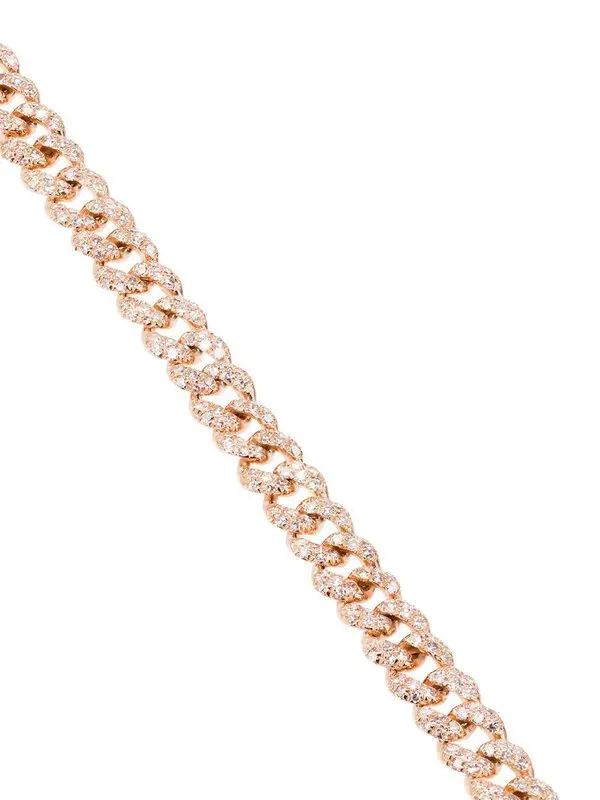Shay 18k Rose Gold Diamond Chain Link Bracelet