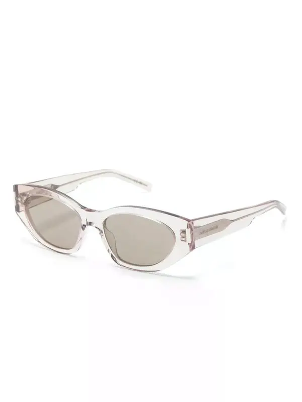 Saint Laurent Bold Geo Oval-frame Sunglasses