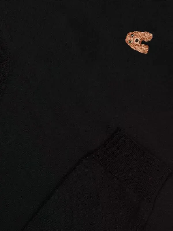 PELO FOUNDATION Dog Appliqué Jumper - Black