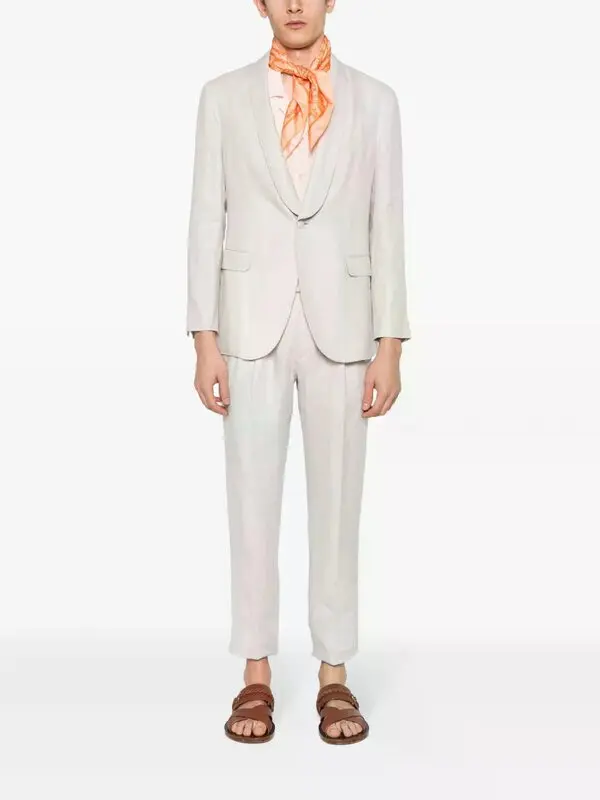 Boglioli Single-breasted Linen Suit