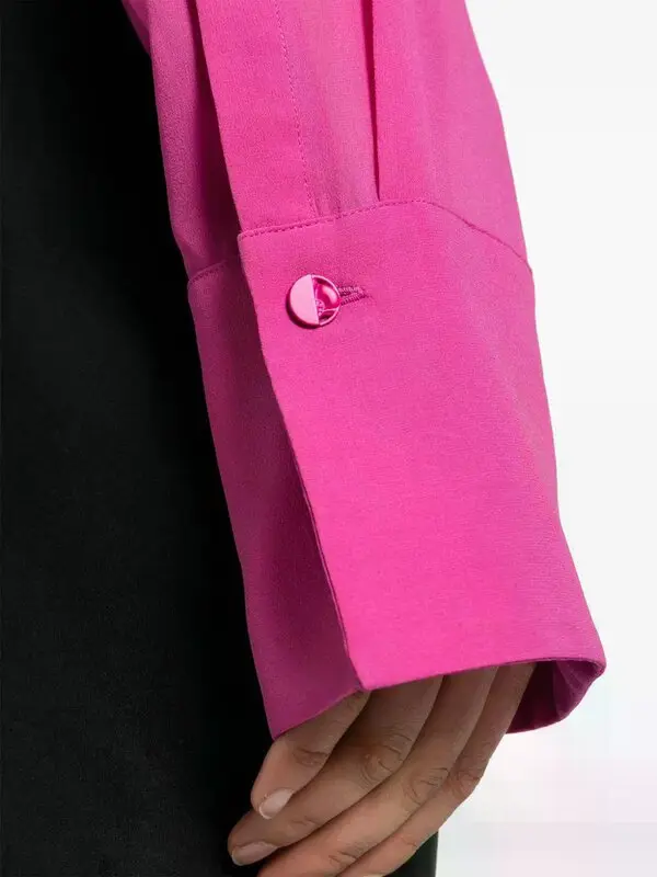 GENNY Long-sleeve Silk Shirt