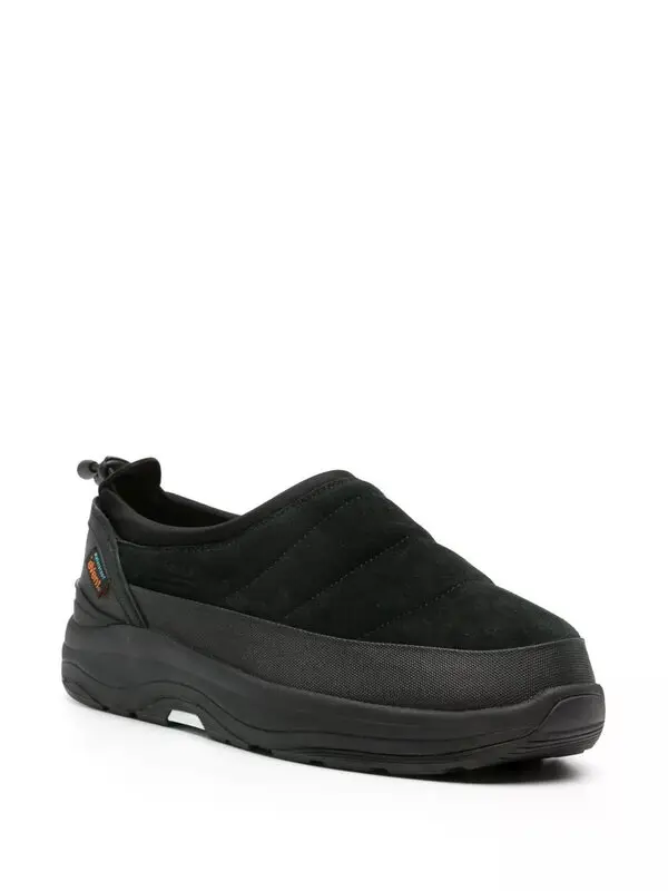 Suicoke Suede Quilted Slippers