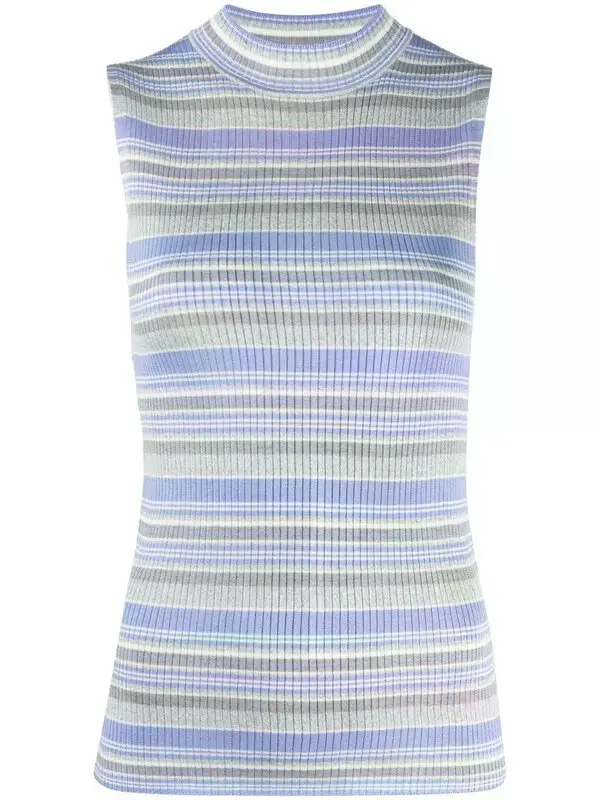 Theory Striped Sleeveless Top