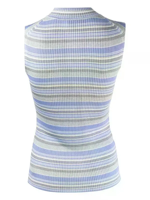 Theory Striped Sleeveless Top