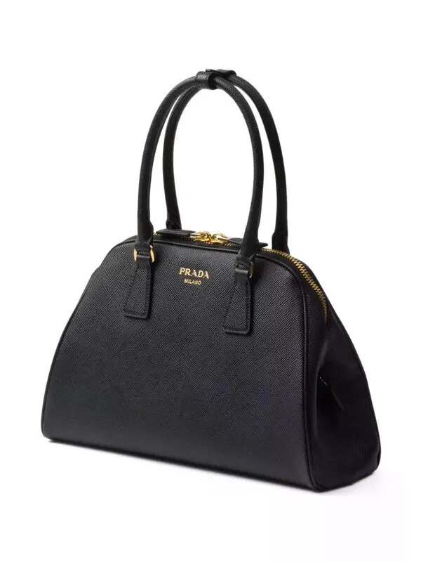 Prada Textured Leather Tote Bag