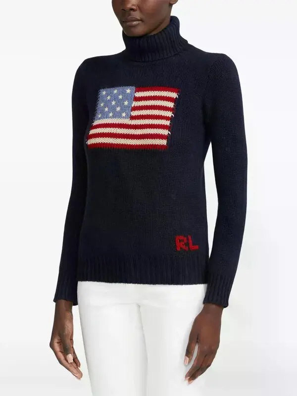 Ralph Lauren Flag Cashmere Sweater