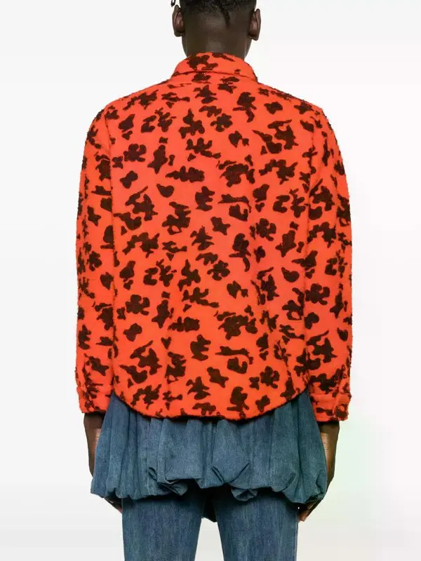 ERL Pilled Work Camouflage-print Shirt